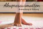 Akupressurmatte - Anwengung der Yantramatte und Erfahrung